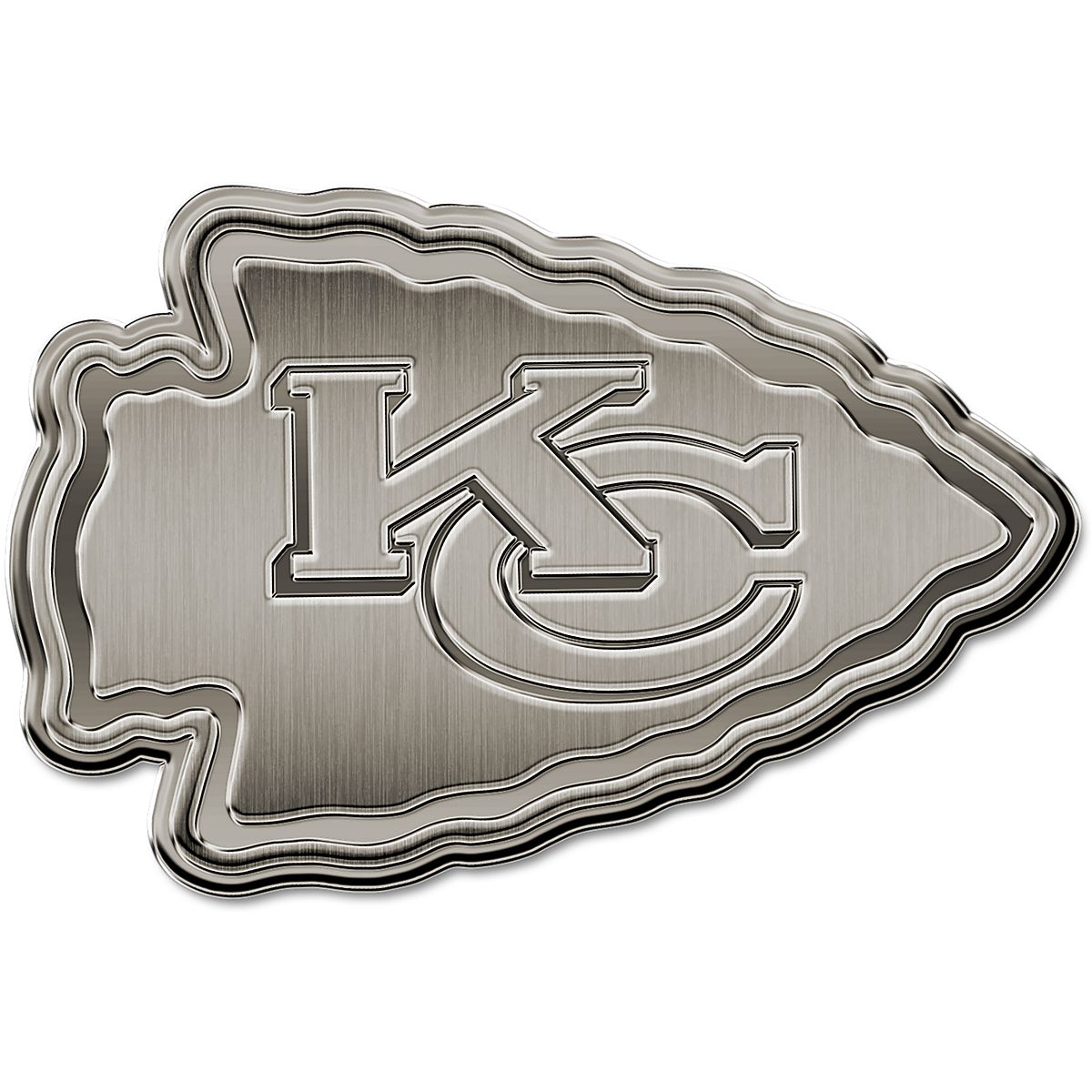 Tag Express Kansas City Chiefs Antique Nickel Auto Emblem | Academy