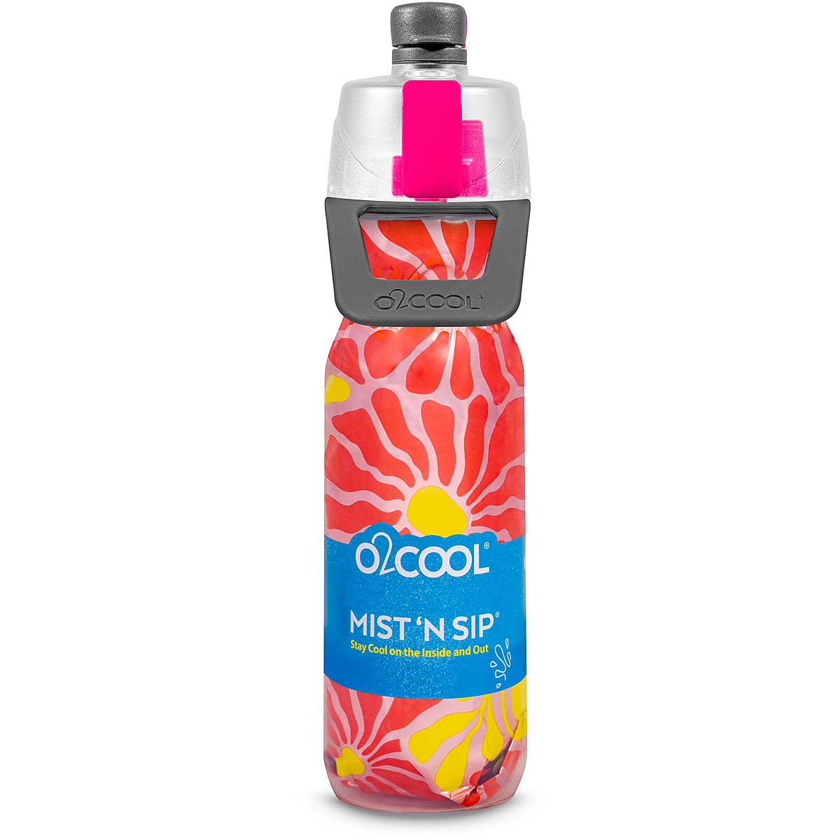 O2 COOL Mist N Sip Pink Floral 20 oz Water Bottle | Academy