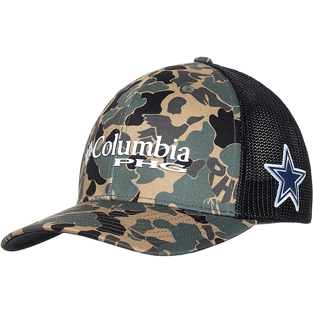 Columbia Sportswear Men's Dallas Cowboys Camo Mesh Ball Cap | Academy