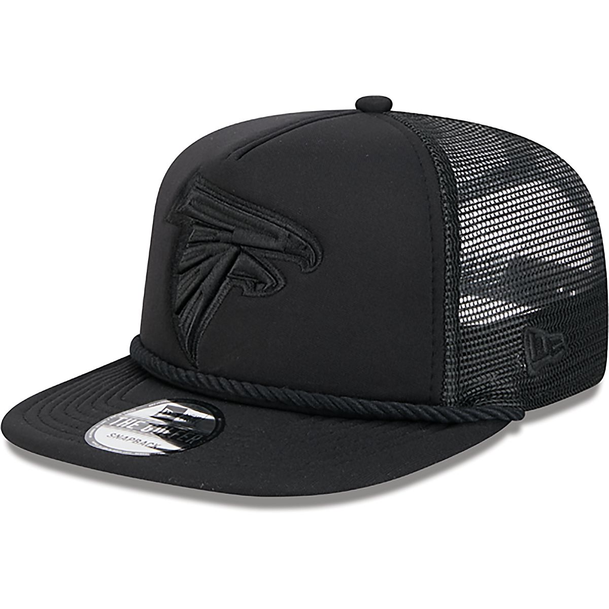 New Era Golfer Trucker Black on Black Falcons Cap | Academy