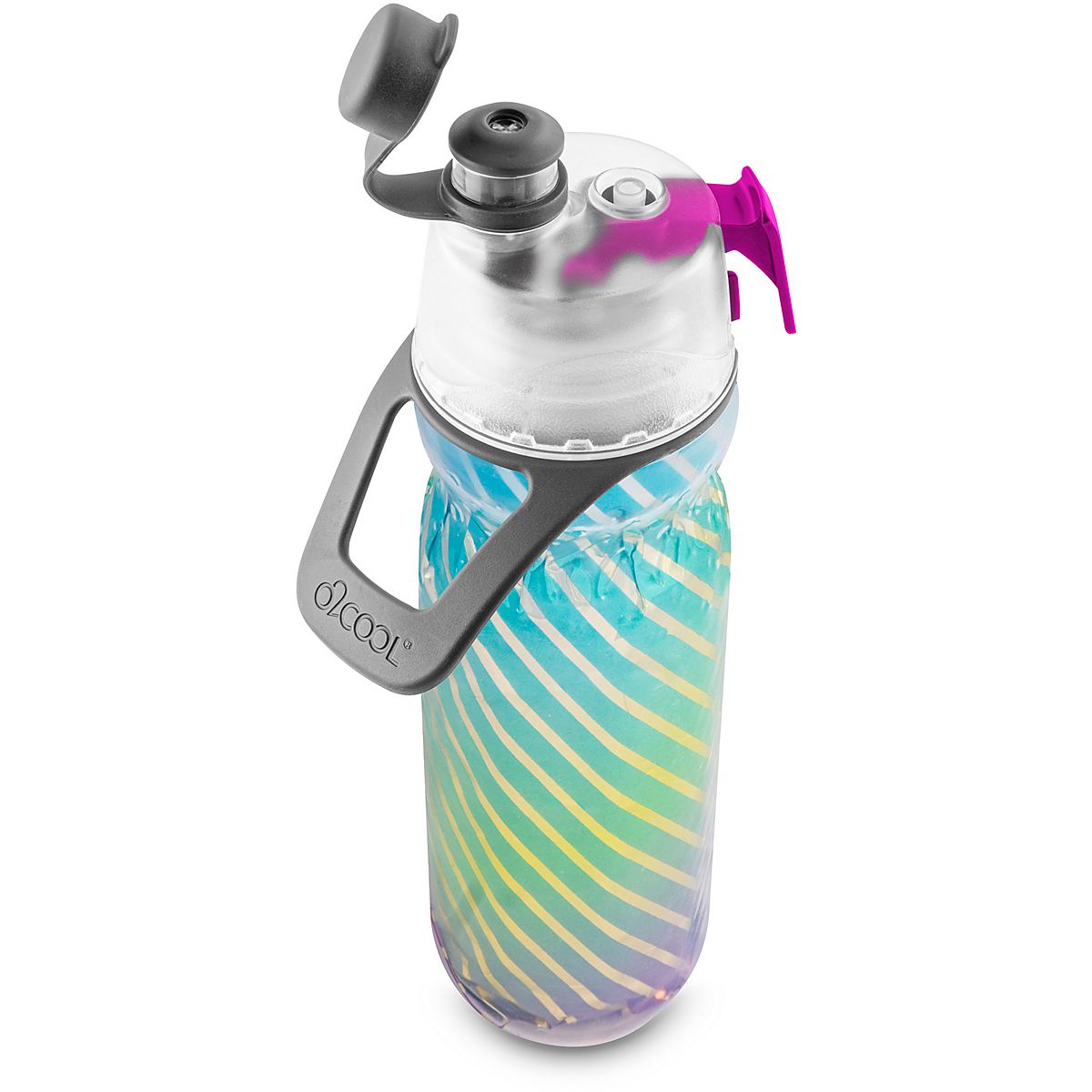 O2 COOL Mist N Sip Metallic Stripe Water Bottle | Academy