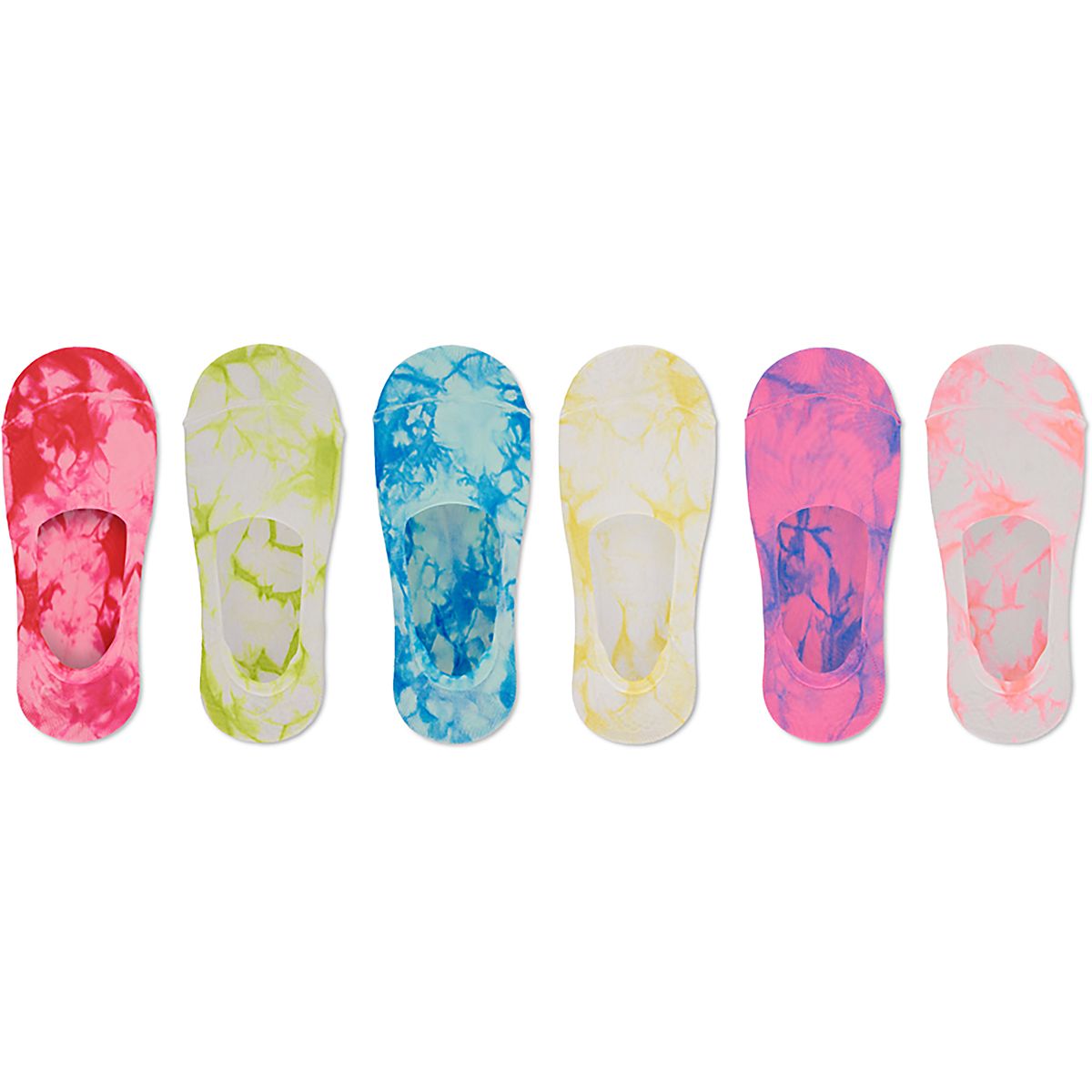 BCG Sport Tie Dye Footie Socks 6-Pack | Academy