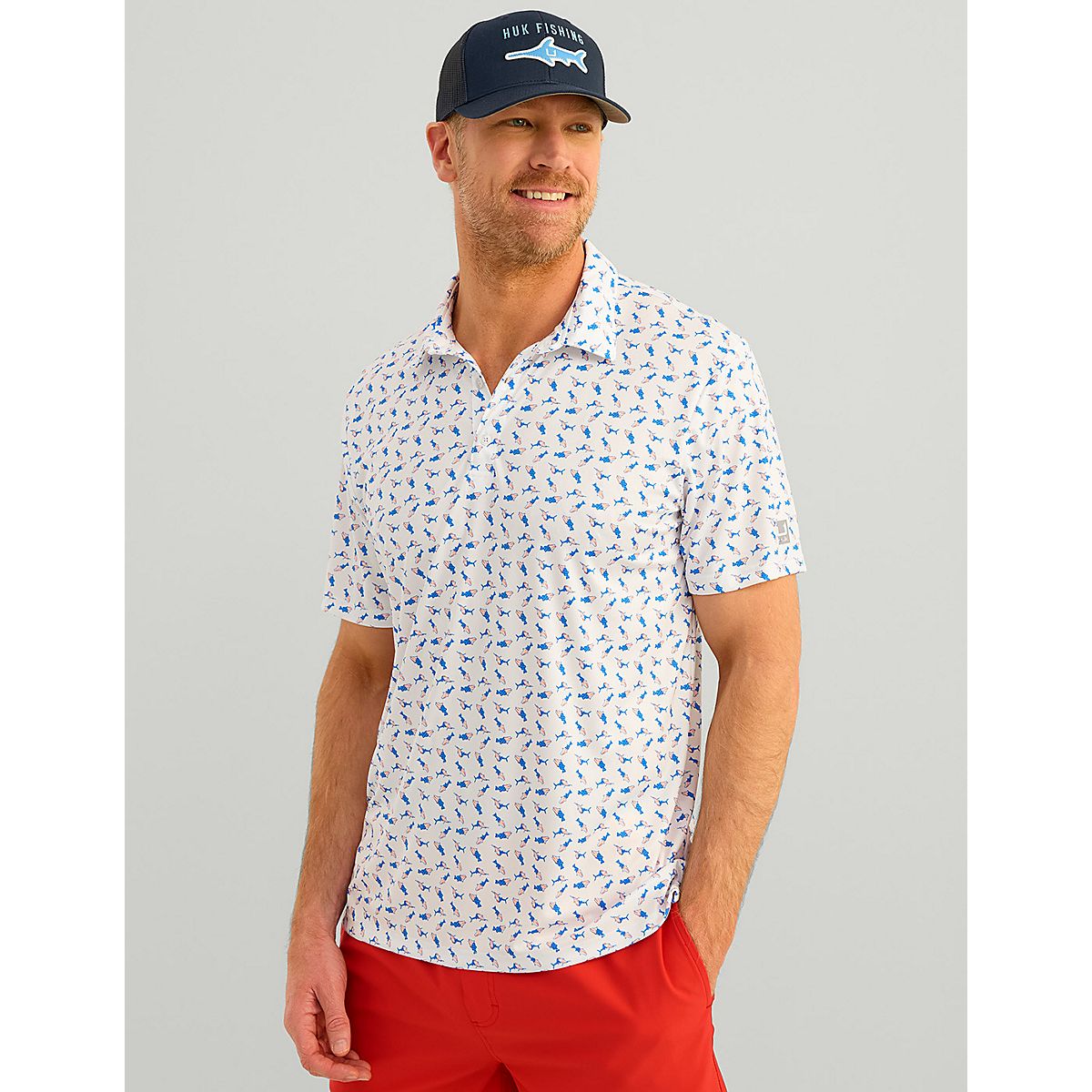 Huk Men's Pursuit Performance Polo Shirt | Academy