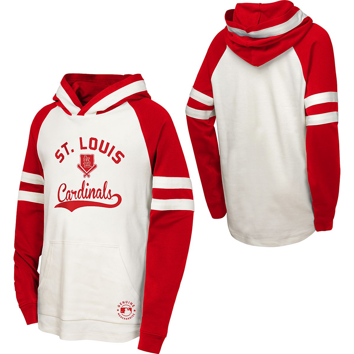 Outerstuff Kids' St. Louis Cardinals Knuckleball Colorblock Hoodie ...