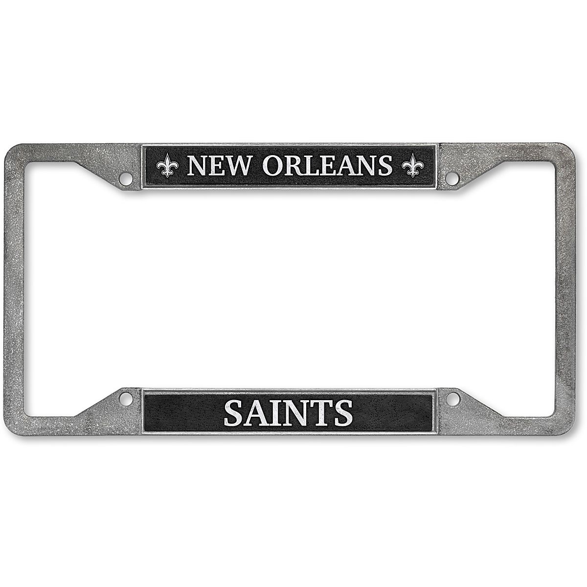 Tag Express Saints Pewter Team License Plate Frame | Academy