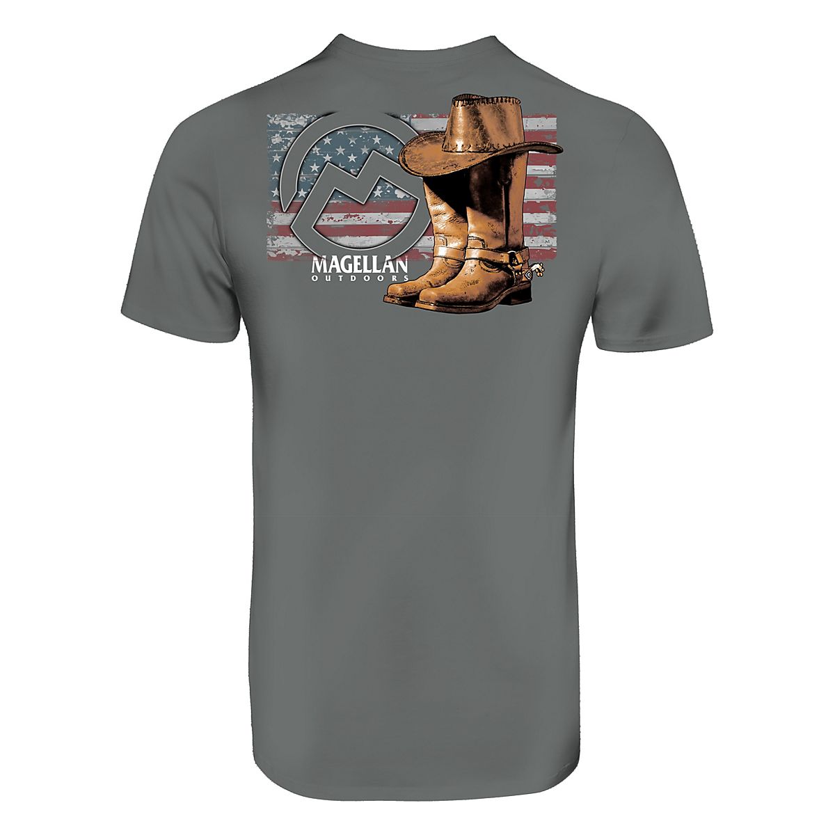 Magellan Outdoors Men's Boot Flag Short Sleeve Graphic T-shirt | Academy