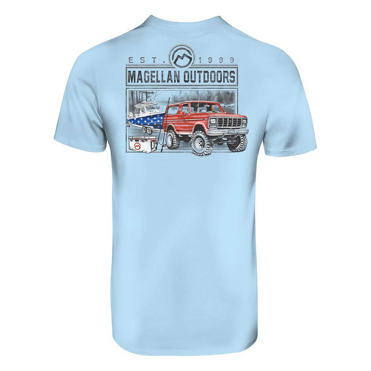 Magellan Outdoors Men's Lakeside USA Short Sleeve Graphic T-shirt | Academy