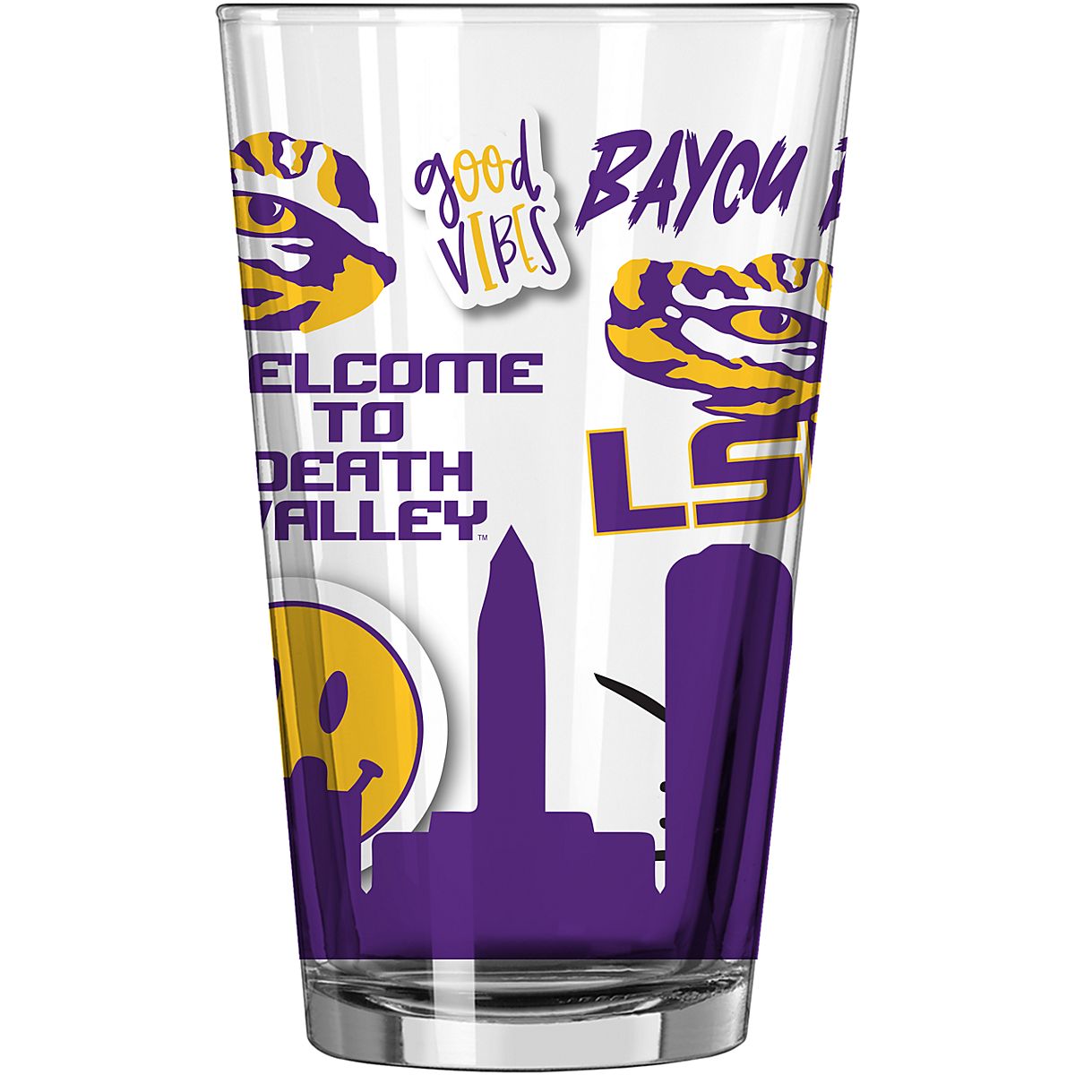 Logo Brands LSU Tigers Native 16 oz. Pint Glass Cup | Academy