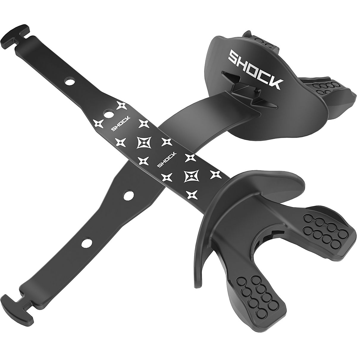 Shock Doctor Adults' Bolt Black/White Lux Lip Guard | Academy