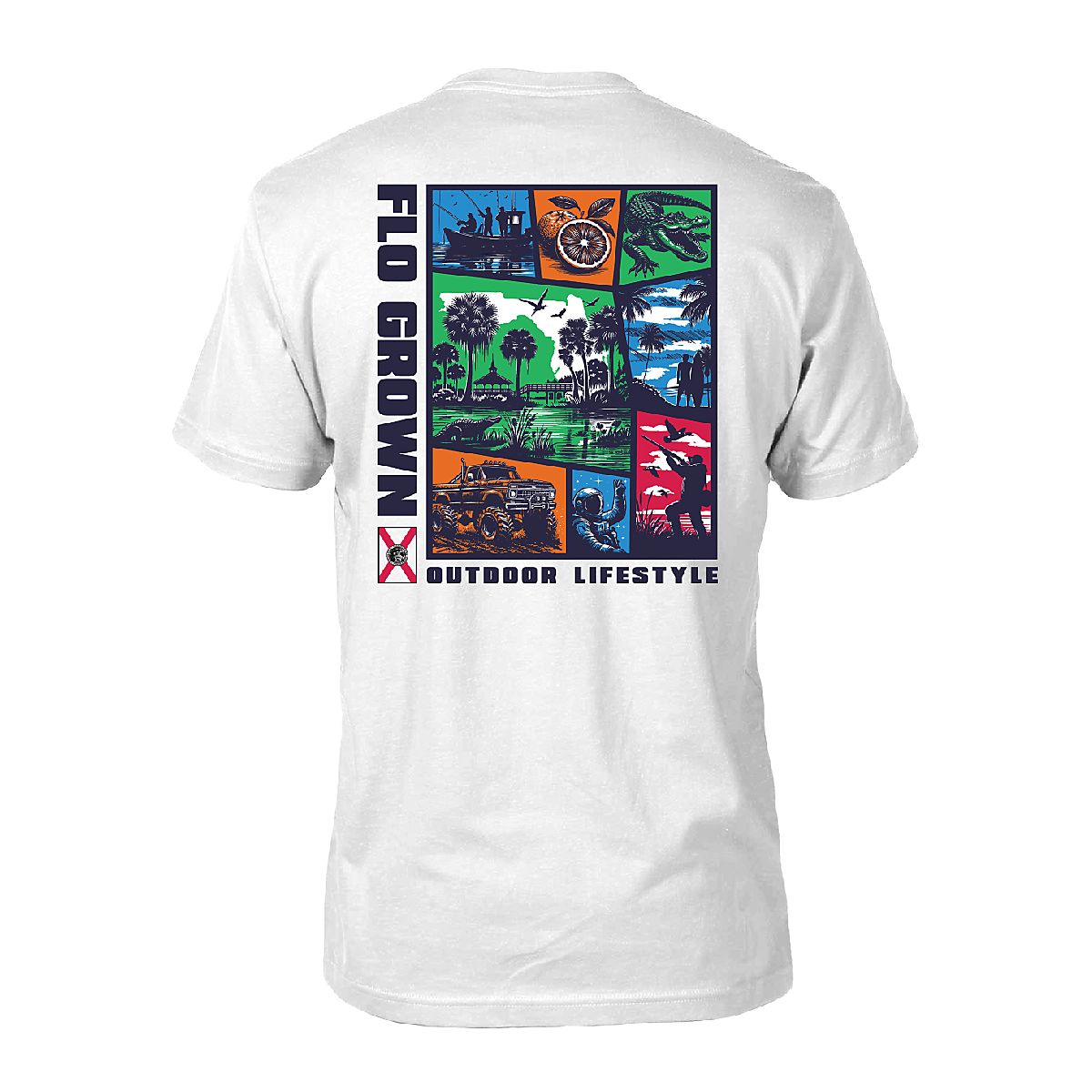 FLOGROWN Men's Florida Lifestyle Collage T-shirt | Academy