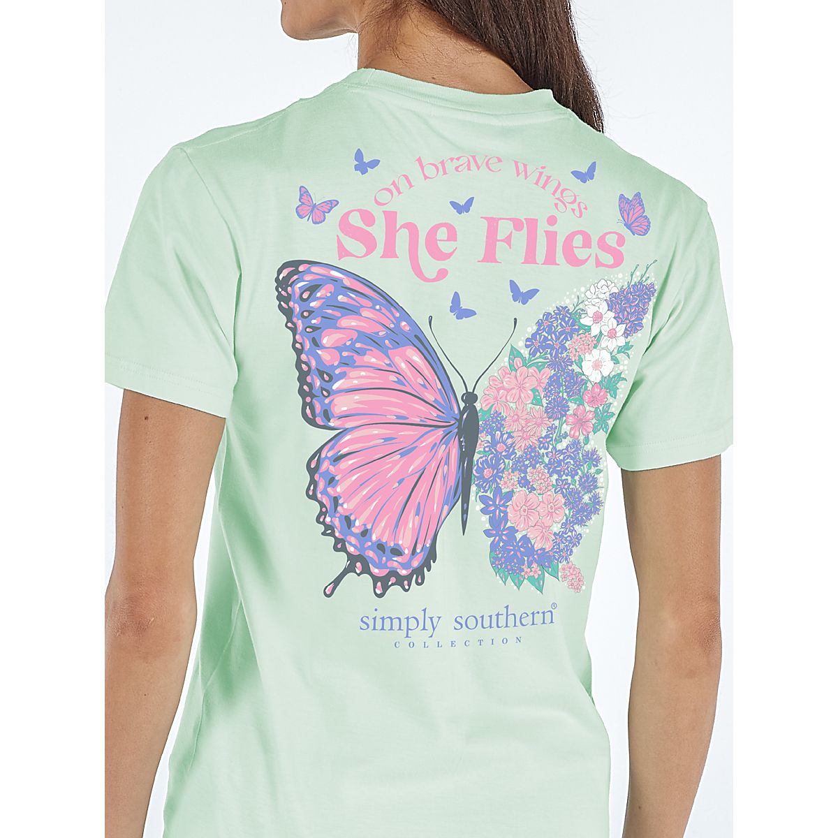 Simply Southern Girls' Butterfly Wings Graphic T-shirt | Academy