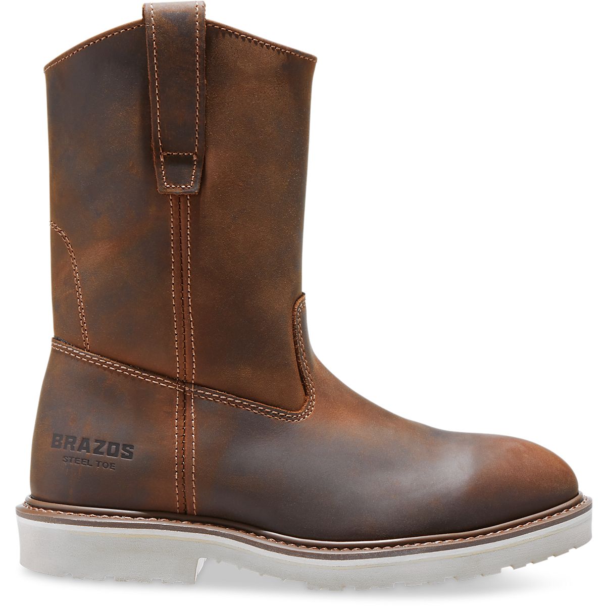 Brazos Men's Wellington Steel Toe Work Boots | Academy