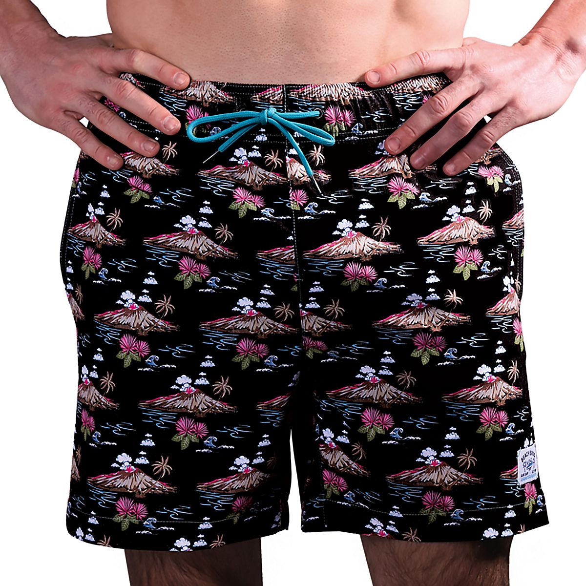 Beach Bros Men's Volcano Cloud Swim Trunk Shorts 6.5 in | Academy