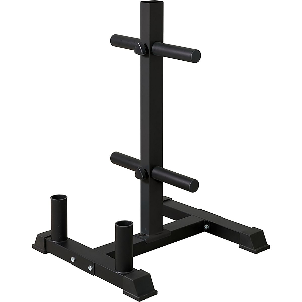 CAP Barbell Olympic Bumper Plate Tree Rack With 4 Plate Posts and 2 ...
