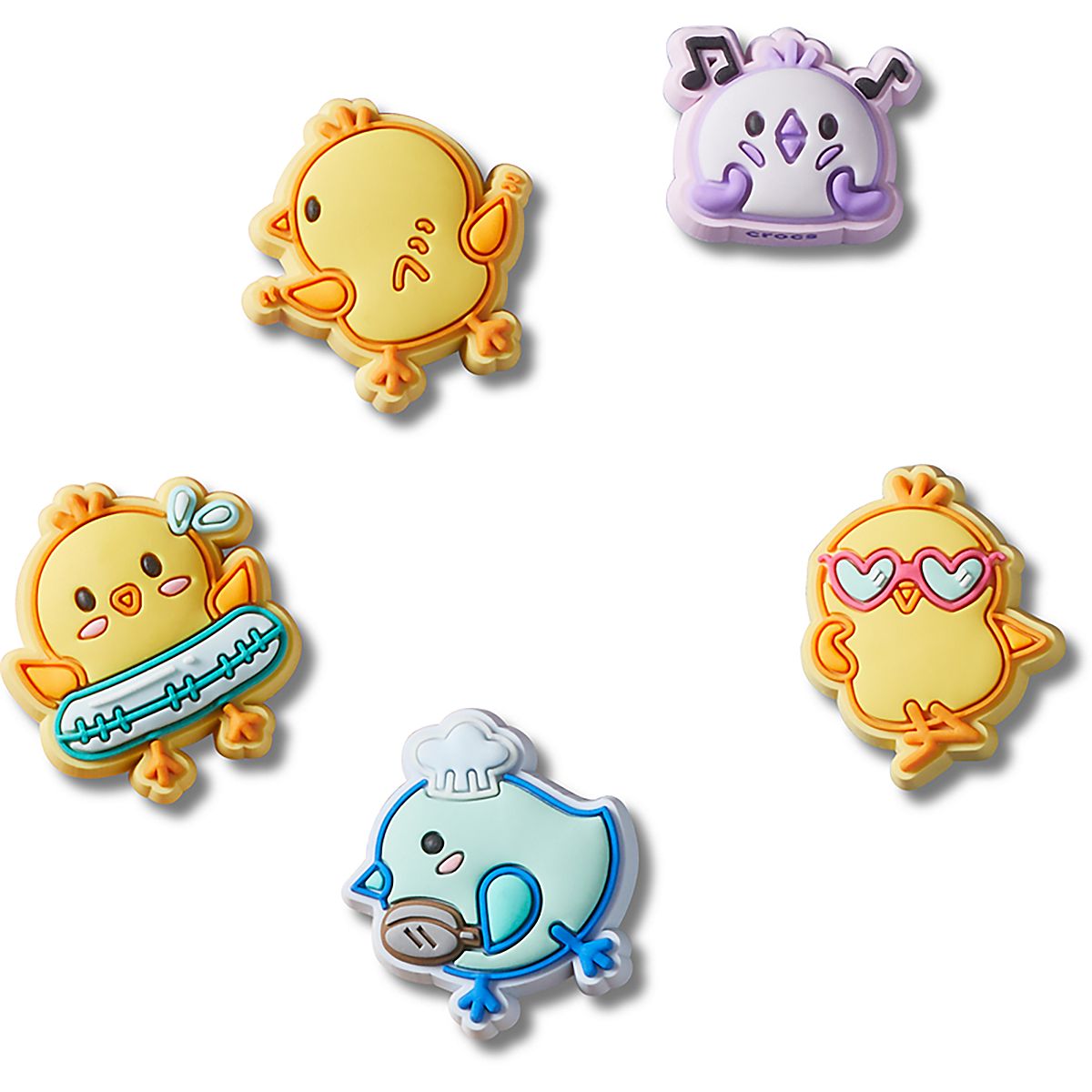 Crocs Chicks Having Fun Jibbitz 5-Pack | Academy