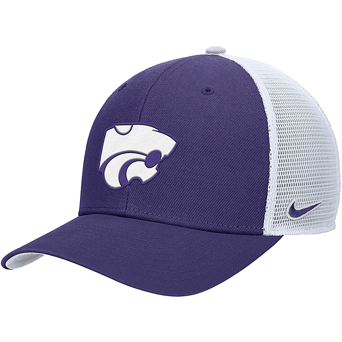 Nike Men's Kansas State Rise Structured Adjustable Mesh Cap | Academy