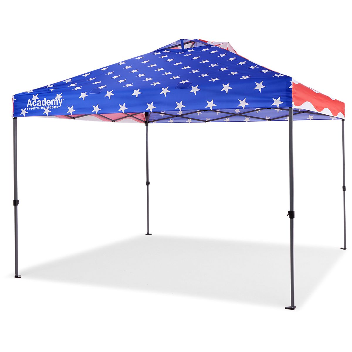 Academy Sports + Outdoors USA 10 x 10 ft Straight Leg One Push Canopy ...