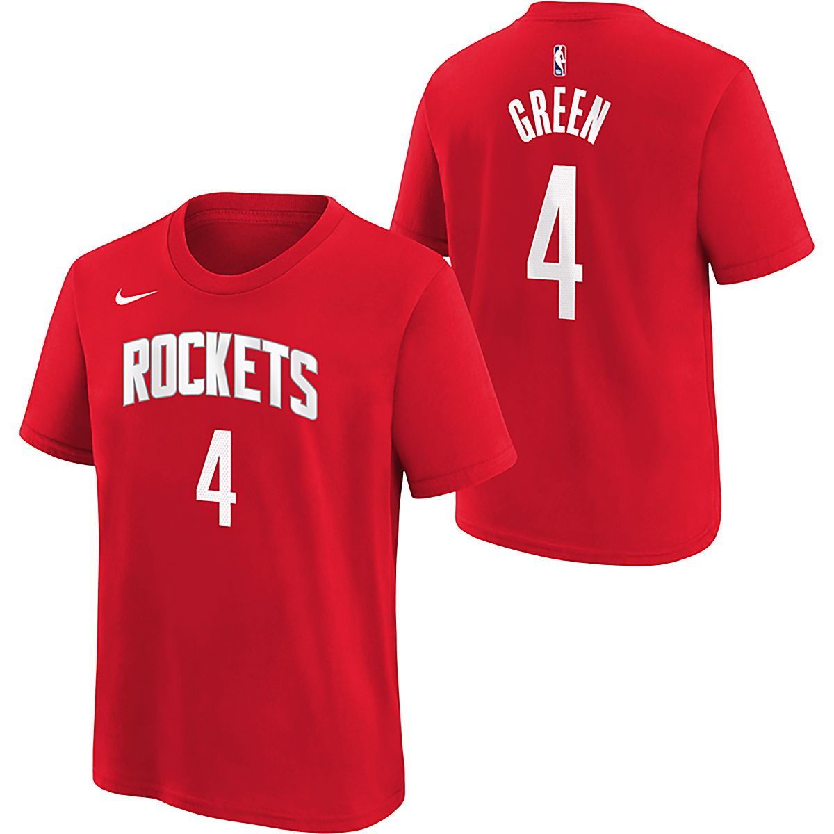 Nike Boys' Houston Rockets Name and Number Icon Graphic T-shirt | Academy