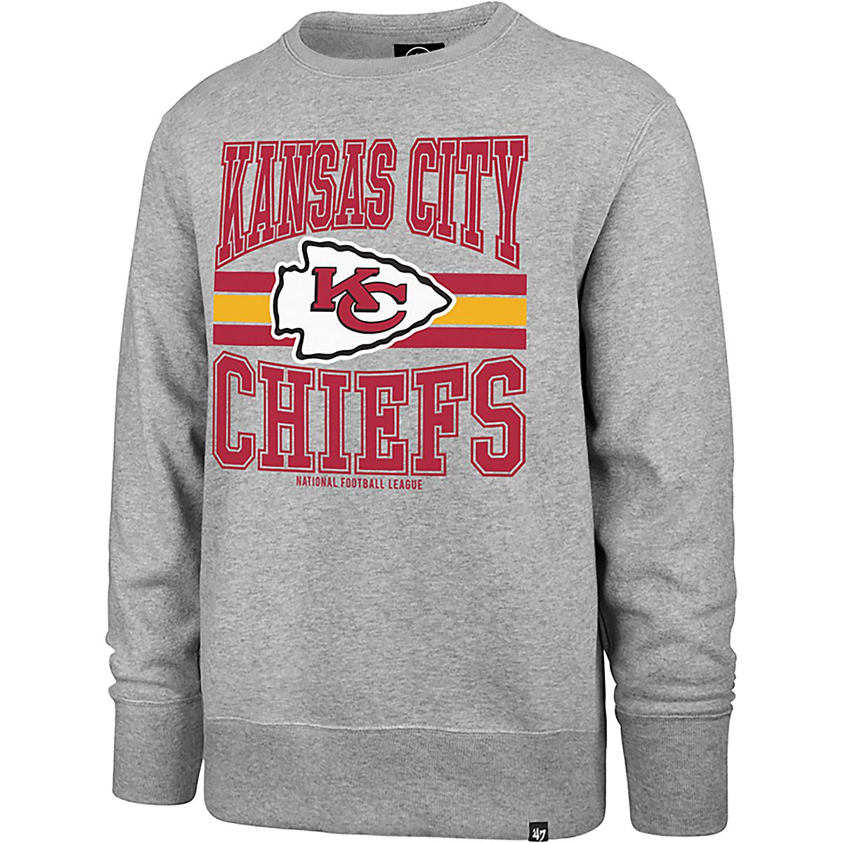 '47 Kansas City Chiefs Letters Headline Long Sleeve Fleece Crew | Academy