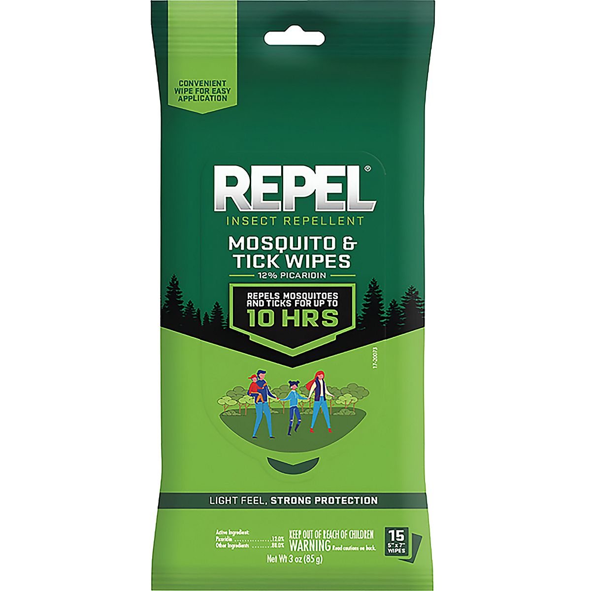 Repel Mosquito & Tick Insect Repellent Wipes | Academy