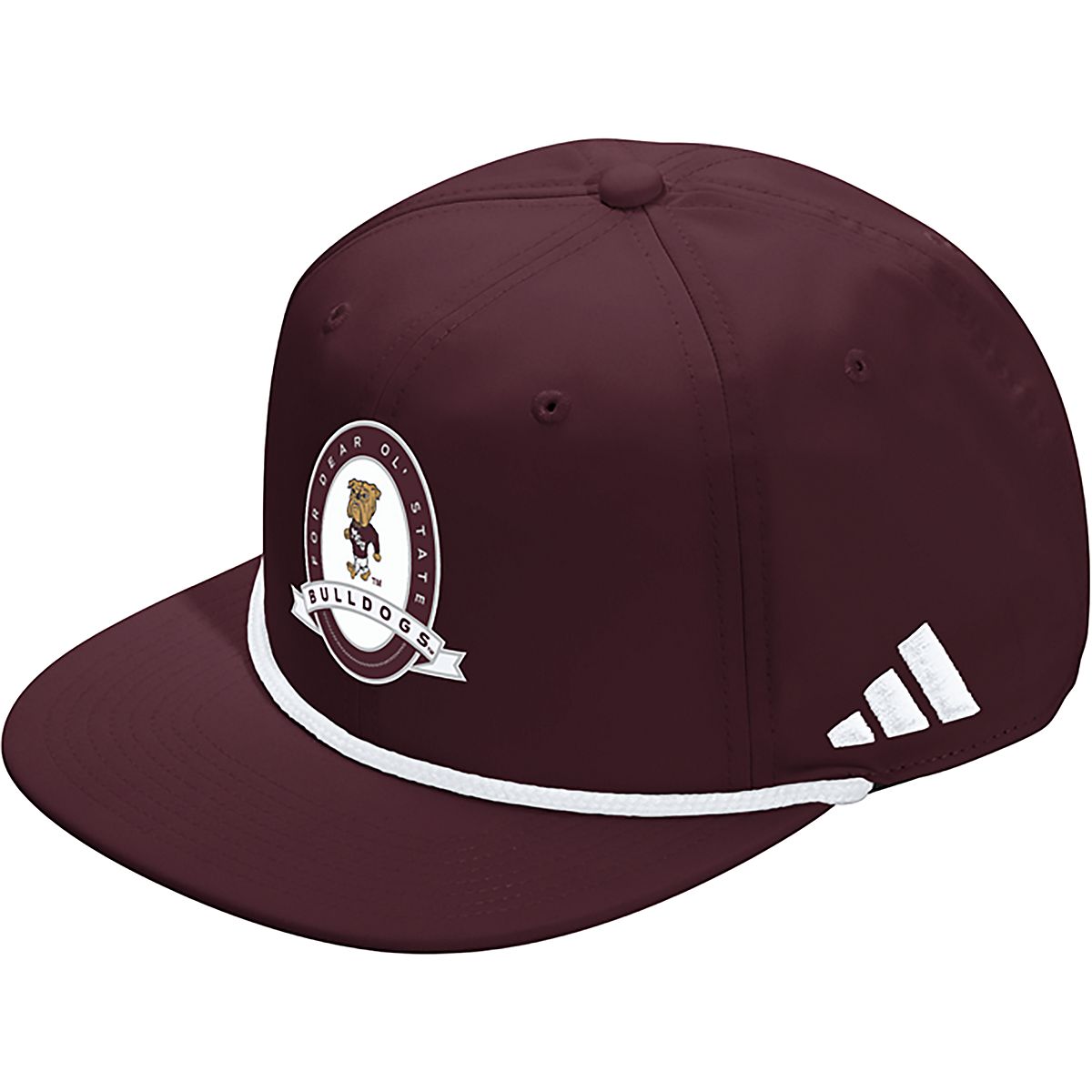 adidas Men's Mississippi State University Rope Adjustable Cap | Academy