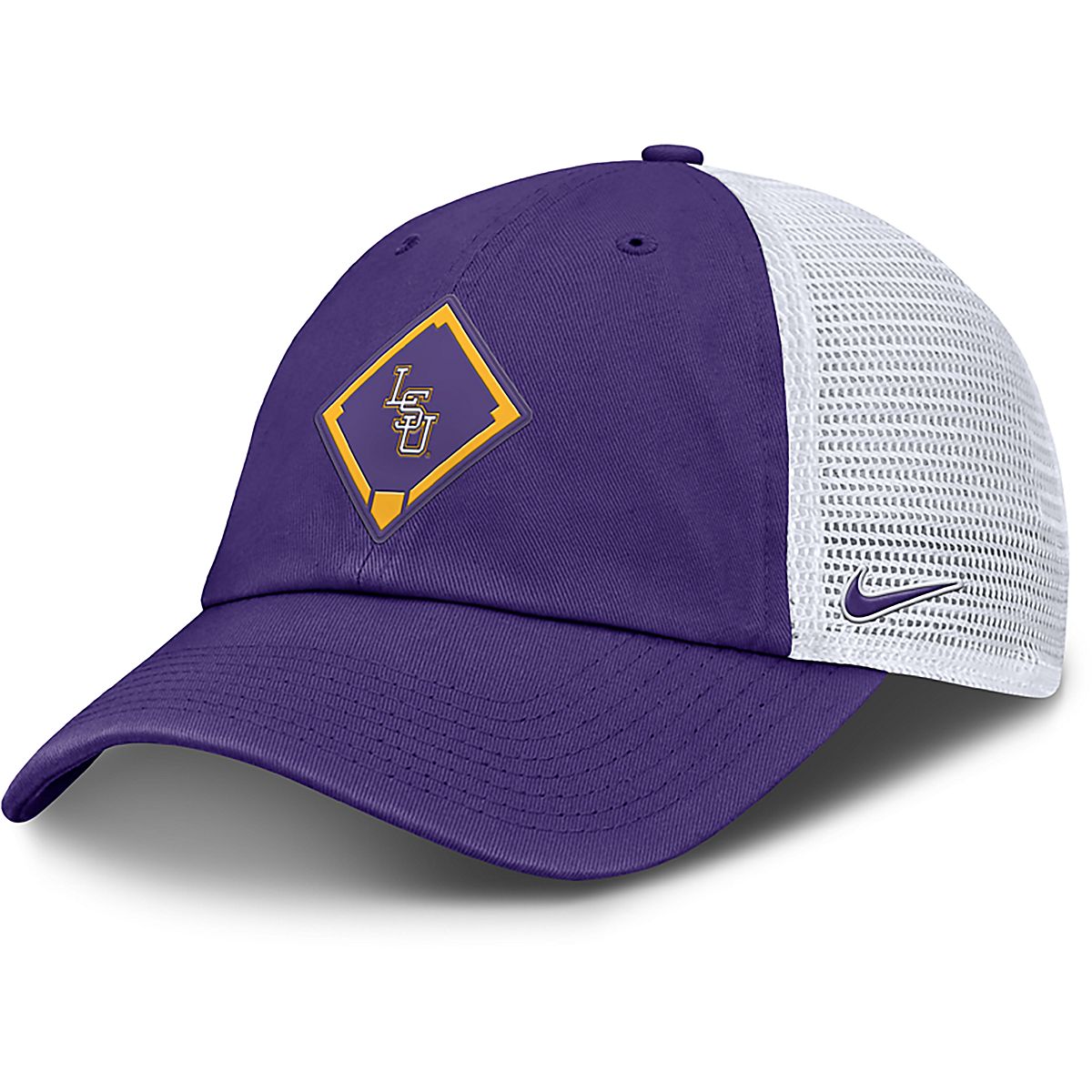 Nike Men's LSU Club Primetime Unstructured Trucker Cap | Academy