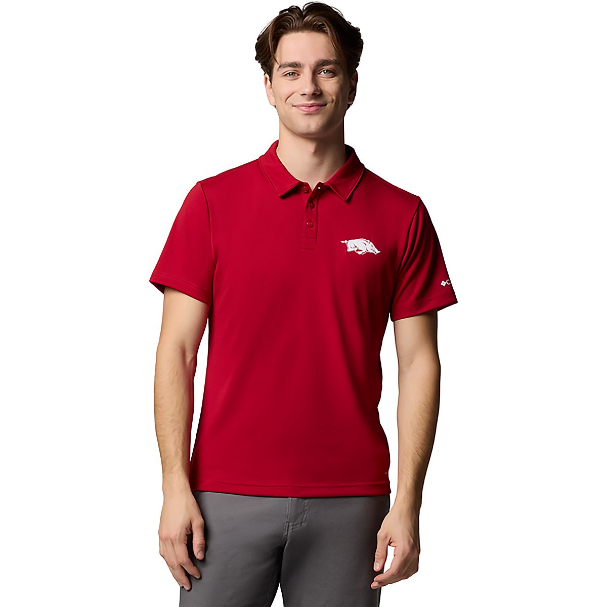 Columbia Sportswear Men's Arkansas Razorbacks Fair Catch Polo | Academy