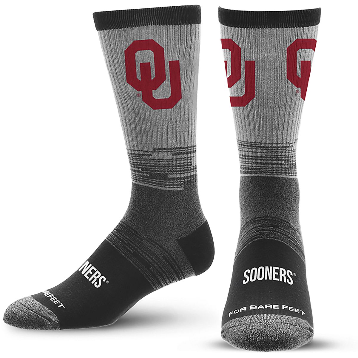 For Bare Feet Adults' Oklahoma Sooners Tonal Socks | Academy