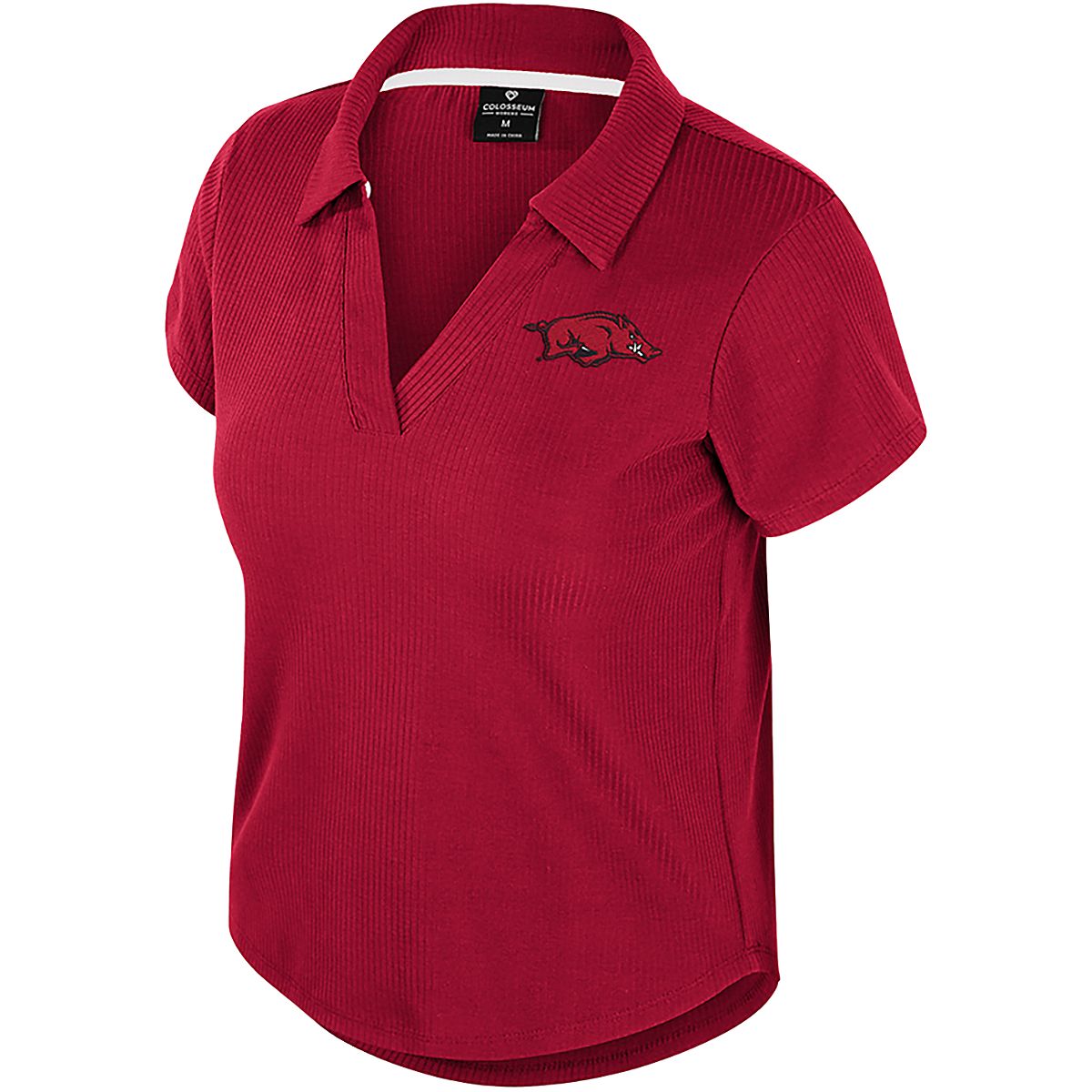 Colosseum Athletics Women's Arkansas Razorbacks Sublime Ribbed Short ...