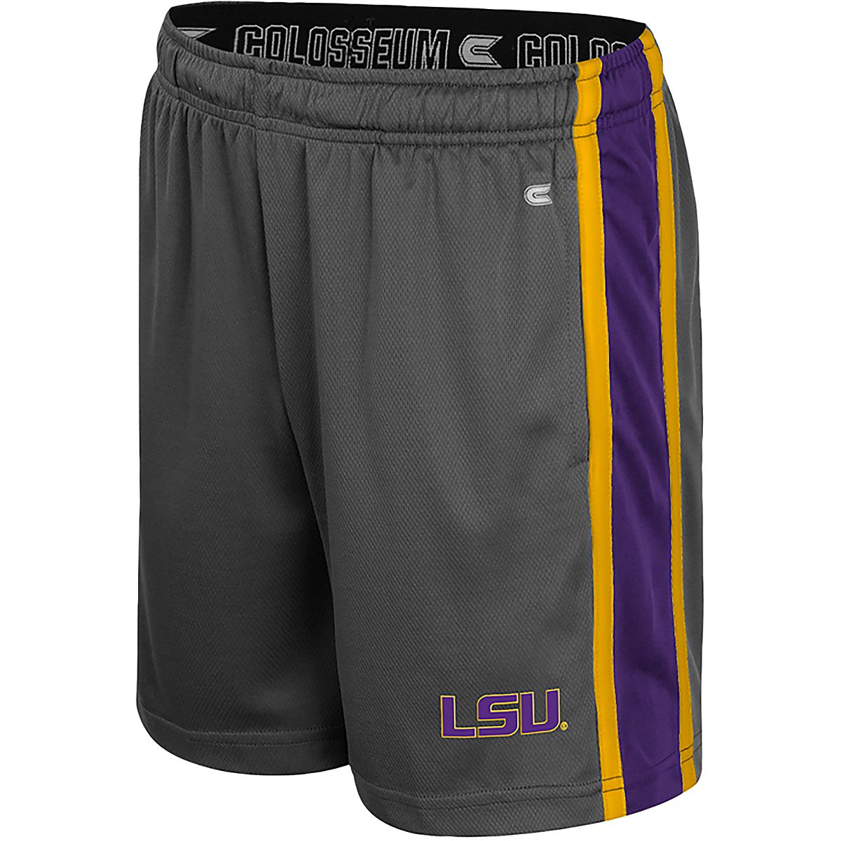 Colosseum Athletics Kids' LSU Tigers Ripple Shorts 6.25 in. | Academy