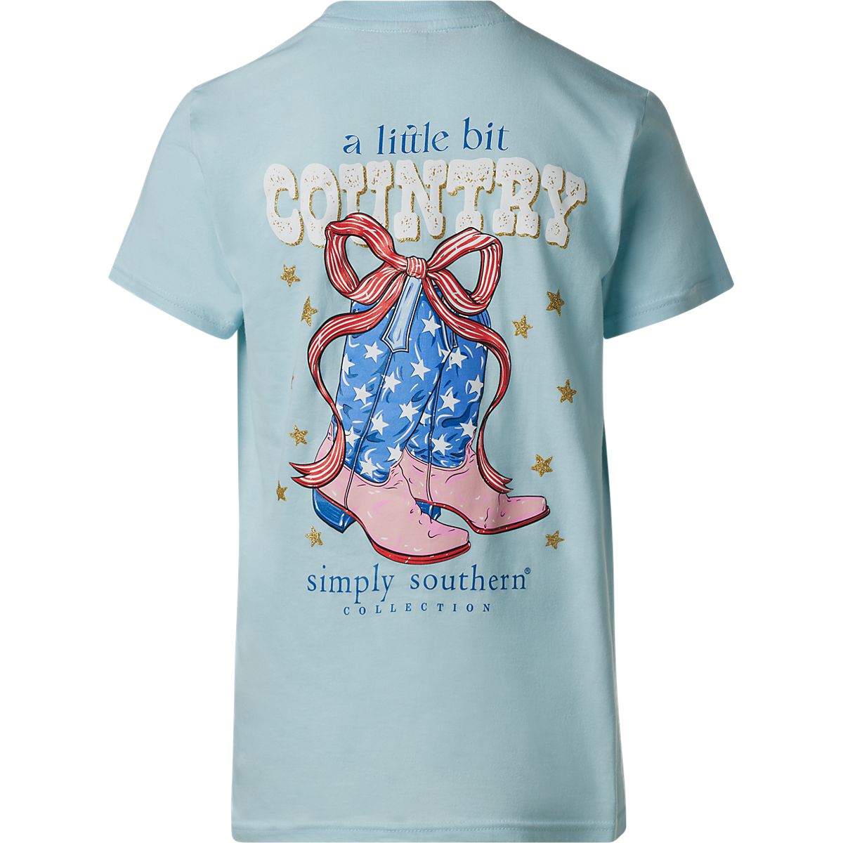 Simply Southern Girls' Country Boots Ice Tee | Academy