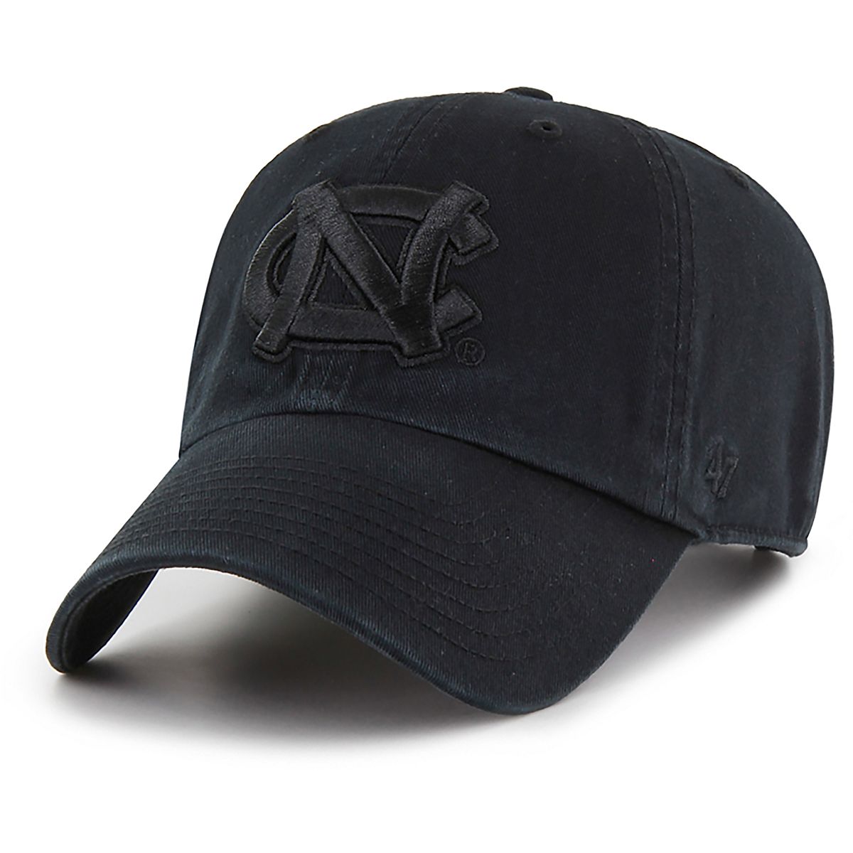 47 Adults' UNC All Black 47 Clean Up Cap | Academy
