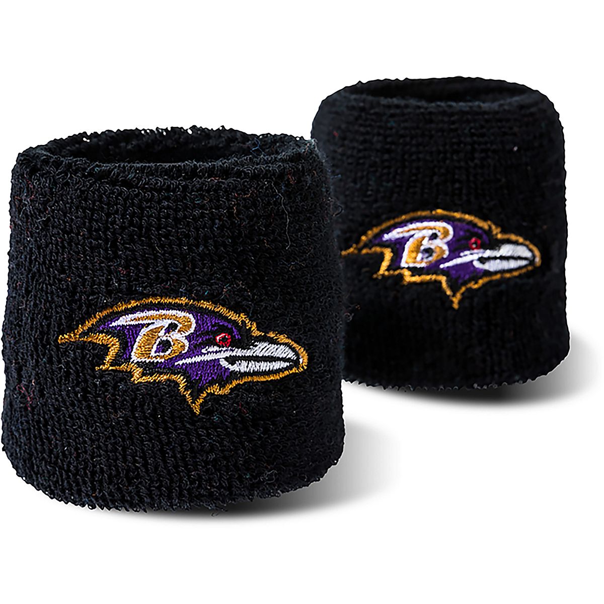 Franklin Baltimore Ravens Embroidered Wristbands | Academy
