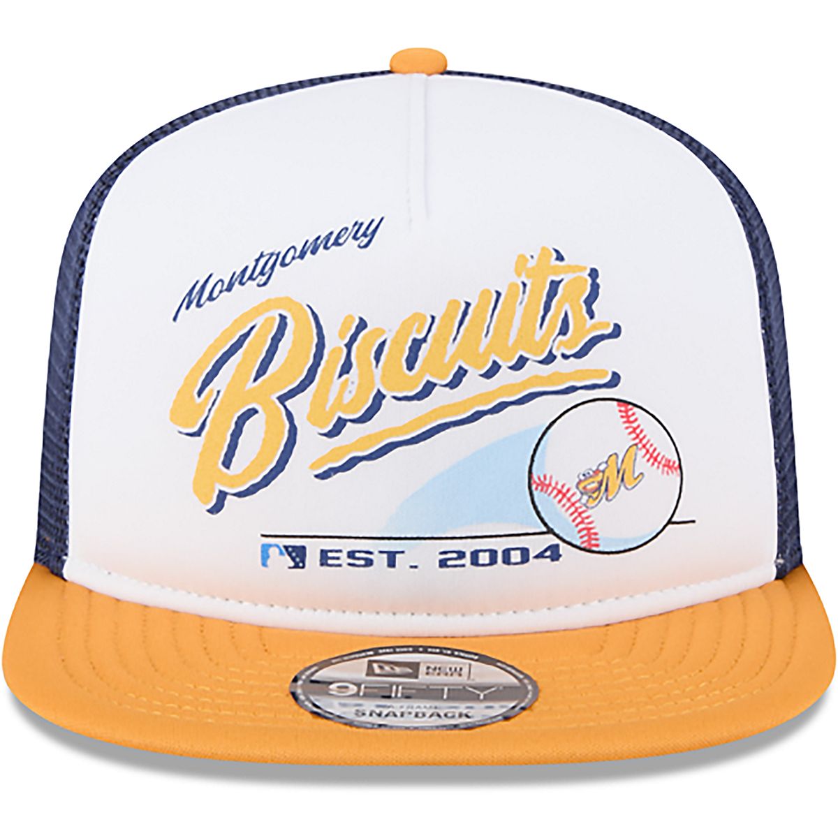 New Era Men's Montgomery Biscuits Retro Script 9FIFTY Cap | Academy