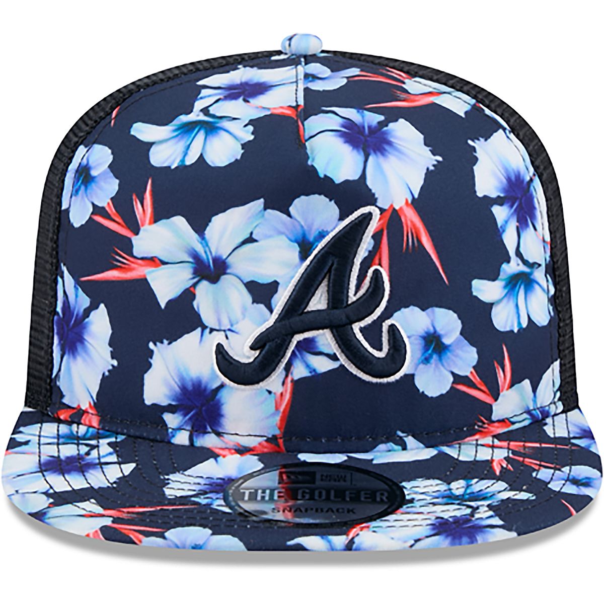 New Era Atlanta Braves Adults' Floral Pattern Golfer Cap | Academy