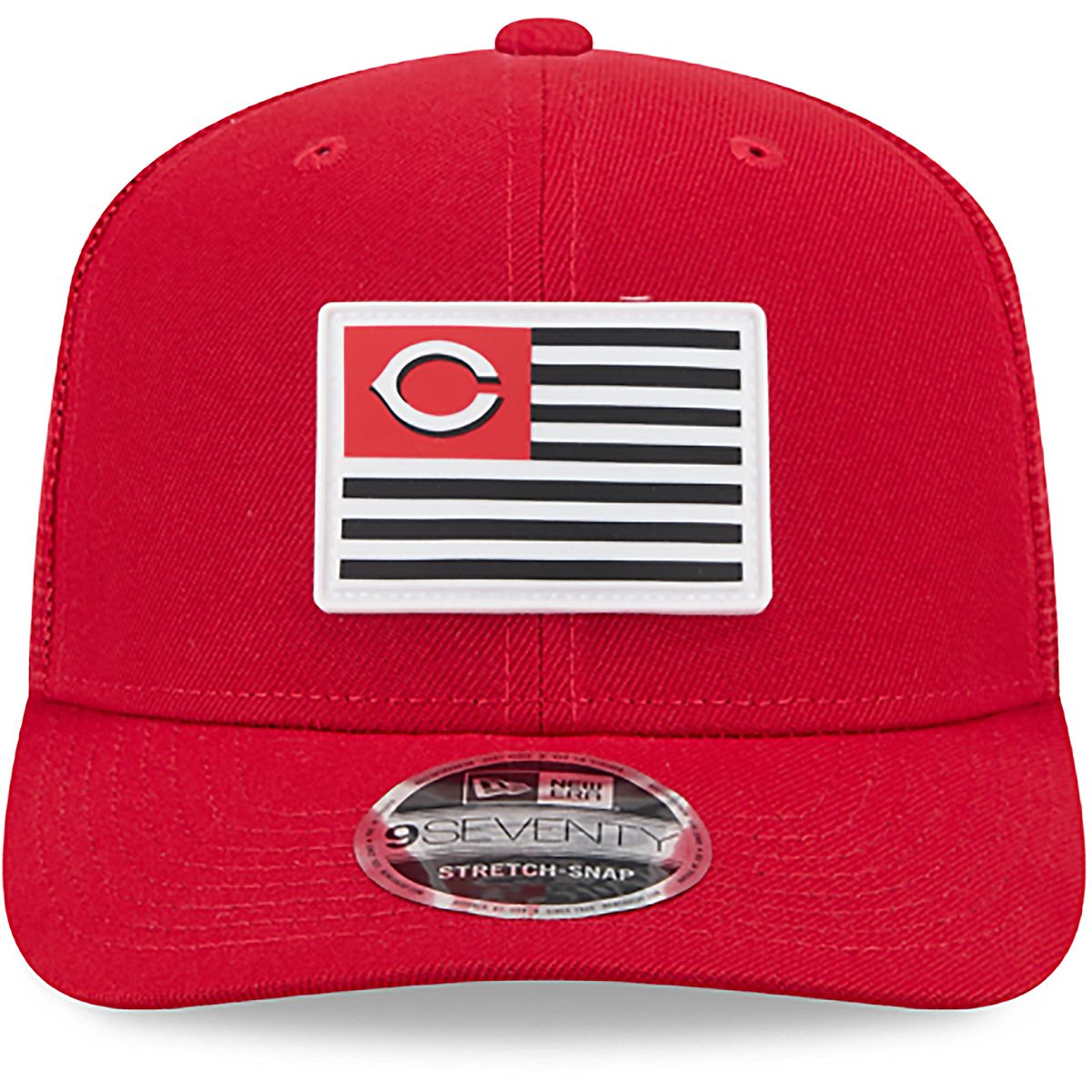 New Era Adults' Reds OTC Patch Flag 9SEVENTY Cap | Academy