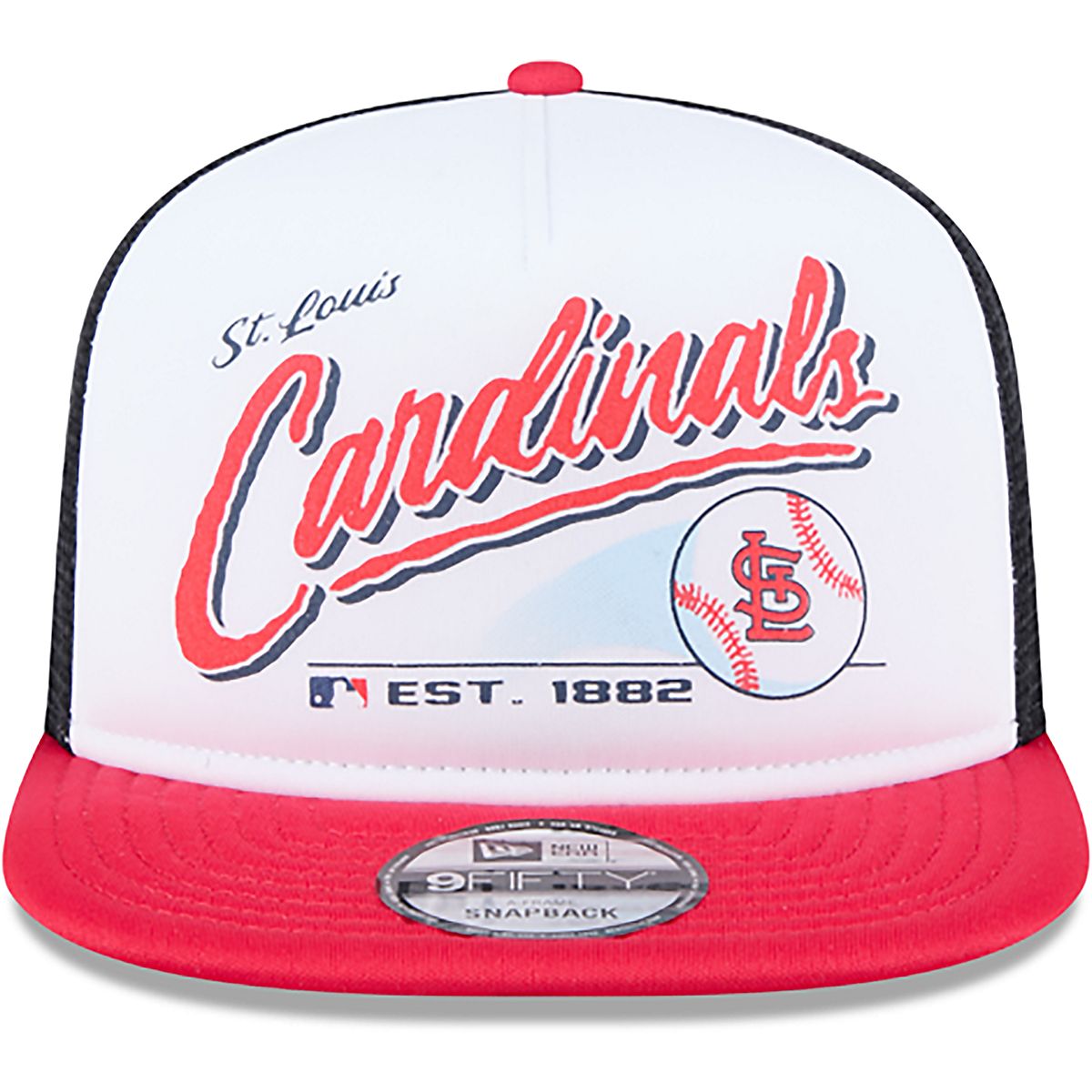 New Era Men's St. Louis Cardinals A-Frame Retro Script 9FIFTY Cap | Academy