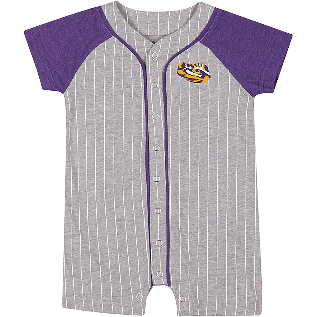 Colosseum Athletics Boys' LSU Tigers Airball Short Sleeve Romper | Academy