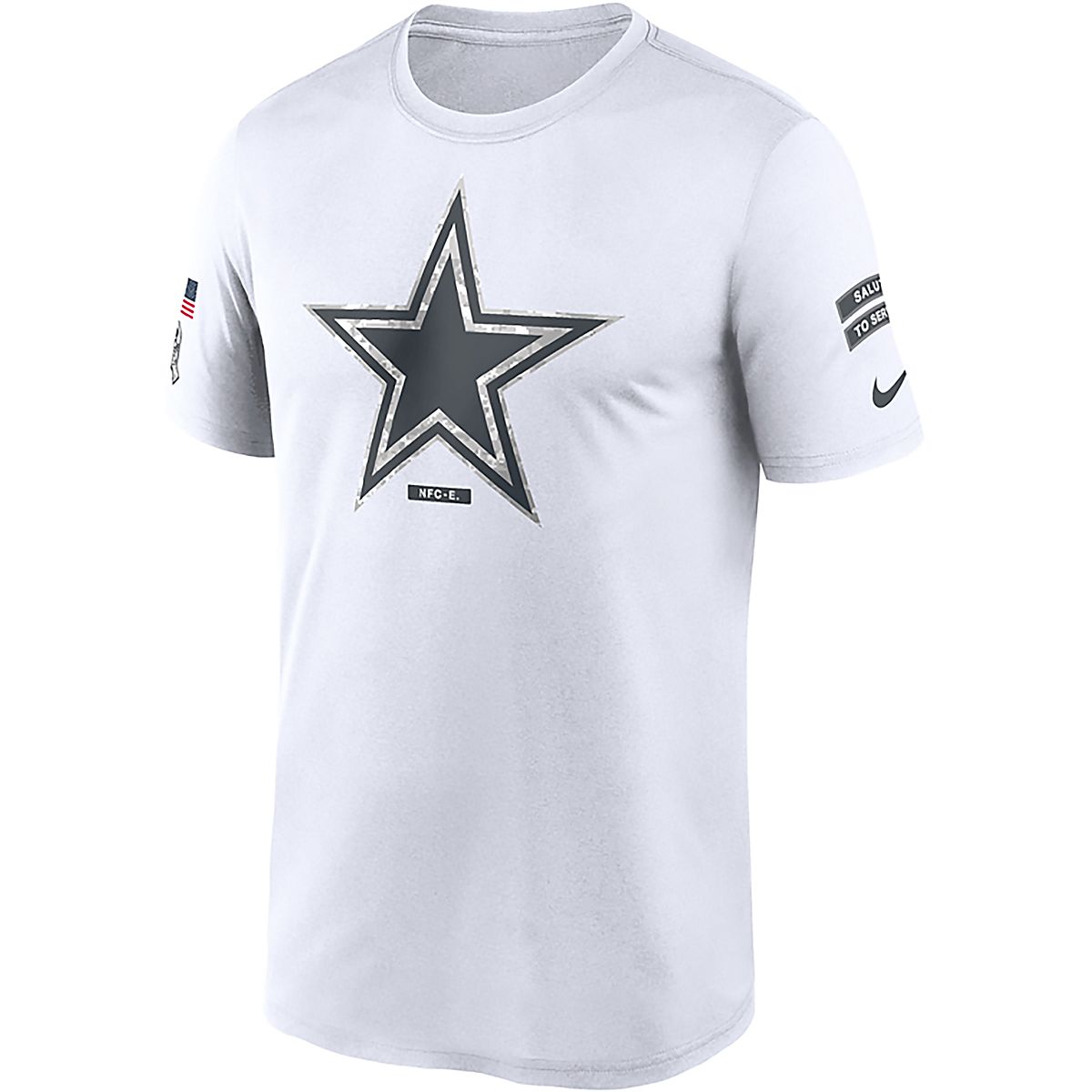 Nike Men's Dallas Cowboys Salute to Service Legend Short Sleeve T-shirt ...