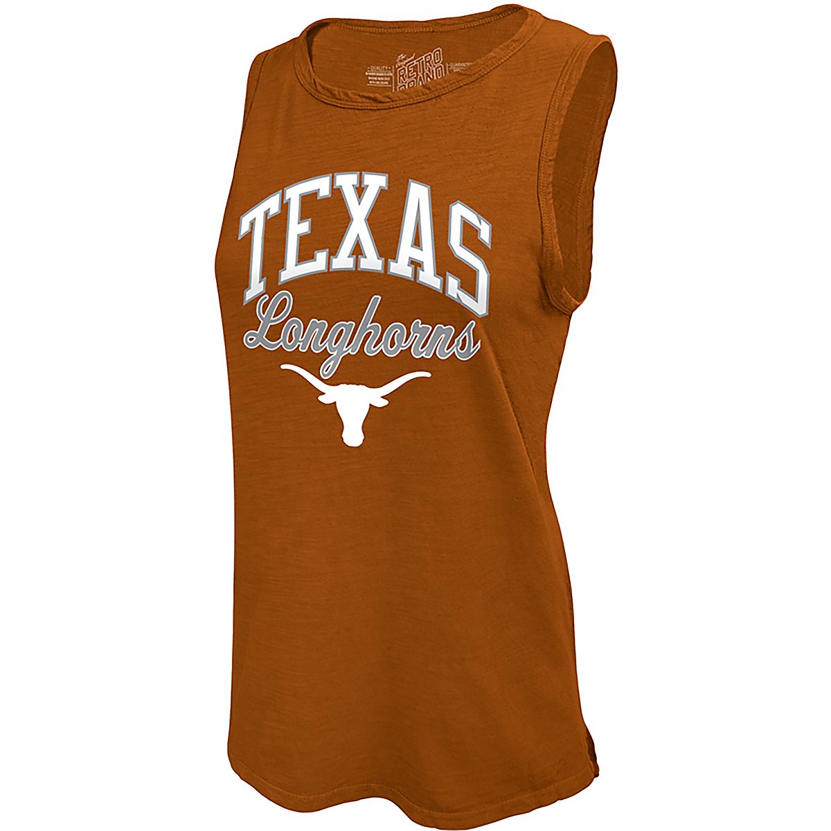 WILDCAT RETRO Women's Texas Longhorns Retro Brand Slub Tank Top | Academy