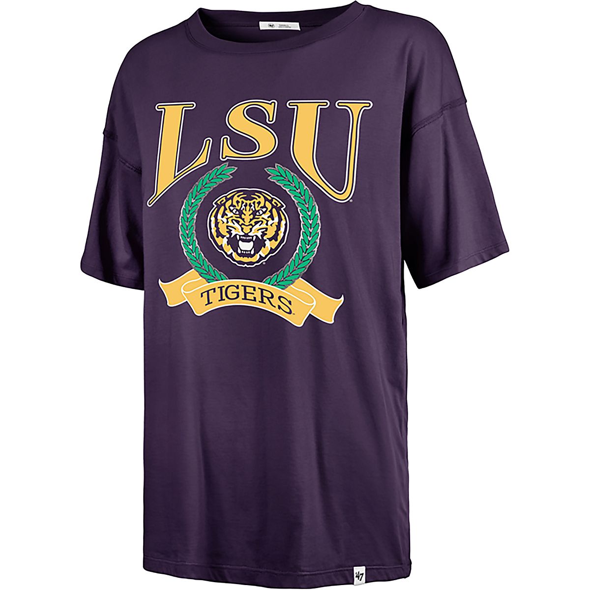47 Brand Women's LSU Flaunt Sadie Short Sleeve T-shirt | Academy