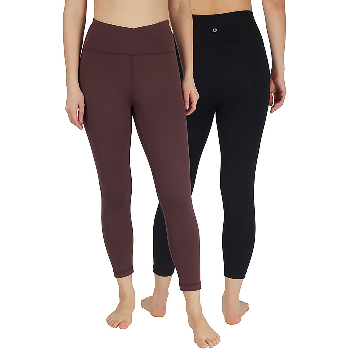 90 Degree by Reflex Women's Interlock Crossover and Everyday Capris 2 ...