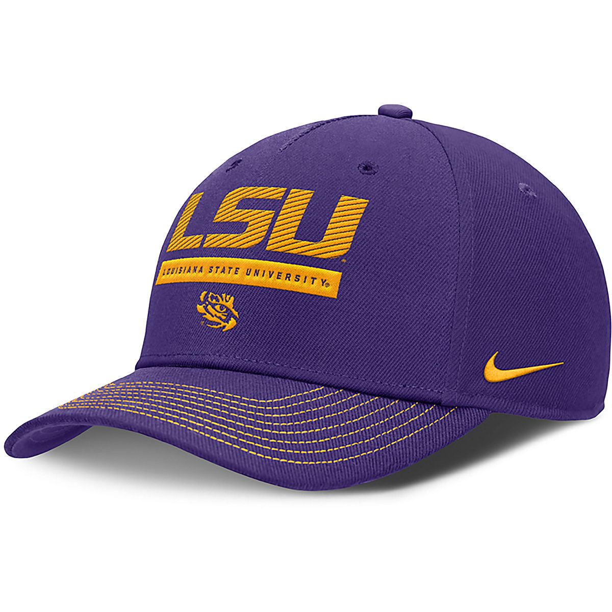 Nike LSU Rise Structured Adjustable Cap | Academy