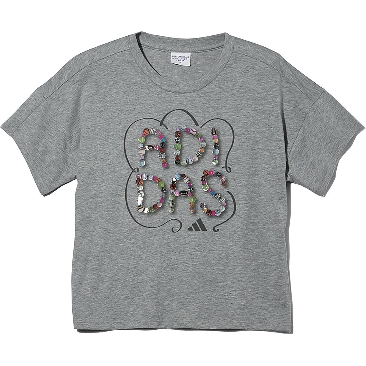 adidas Girls' Drop Shoulder Heather Short Sleeve T-shirt | Academy