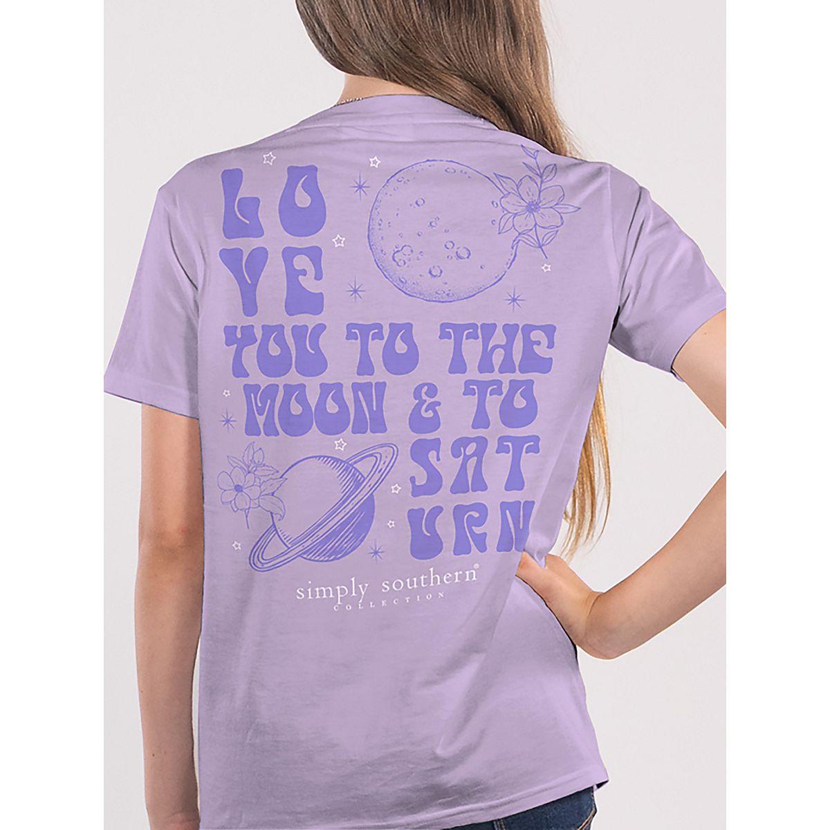Simply Southern Girls' To Saturn Short Sleeve T-shirt | Academy