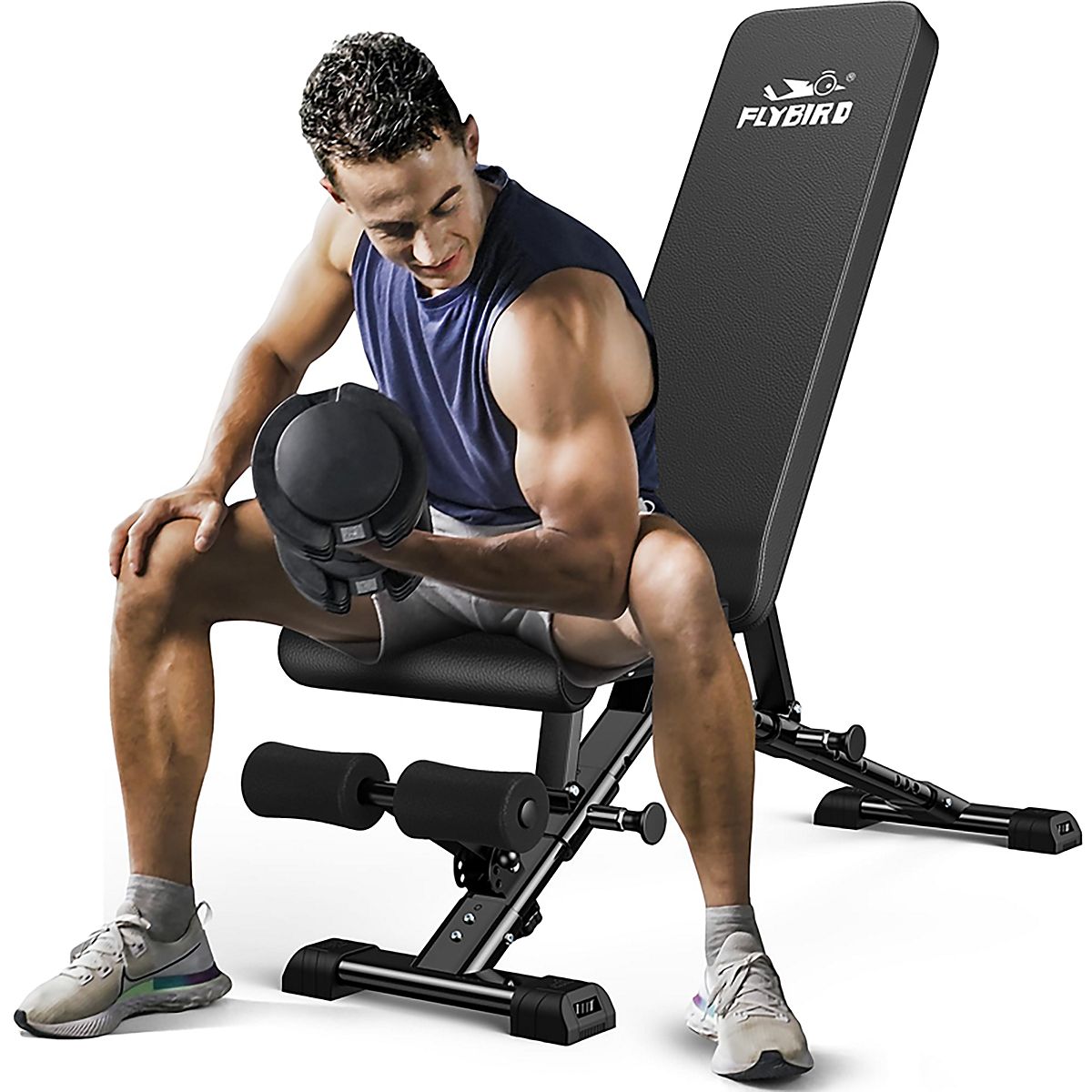 FLYBIRD Adjustable Strength Training Weight Bench | Academy