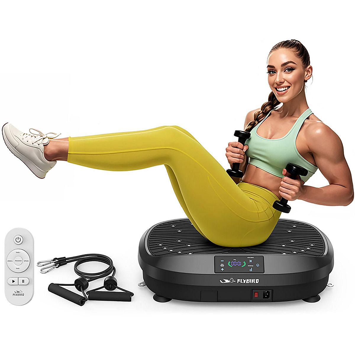 FLYBIRD Vibration Plate Exercise Machine | Academy