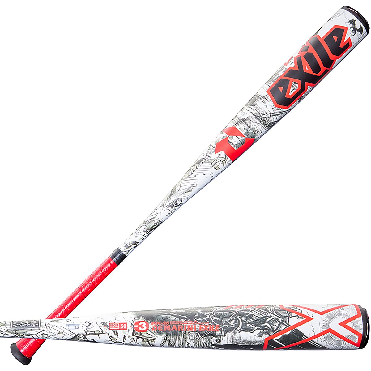 2026 DeMarini Exile BBCOR Baseball Bat -3 | Academy