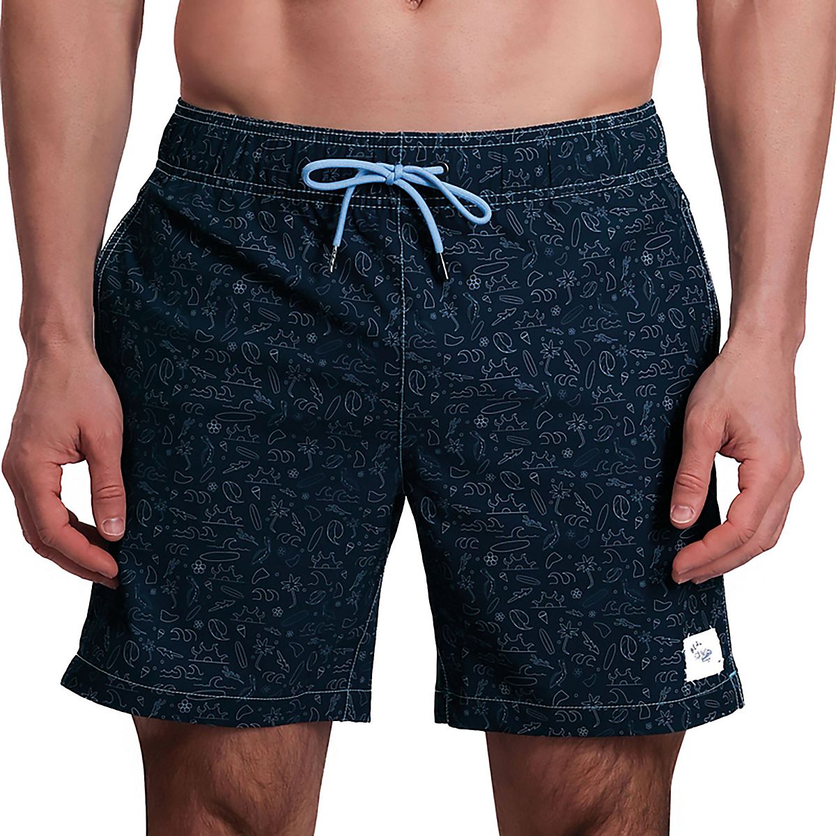Beach Bros Men's Beach Decal Swim Trunk Shorts 6.5 in | Academy