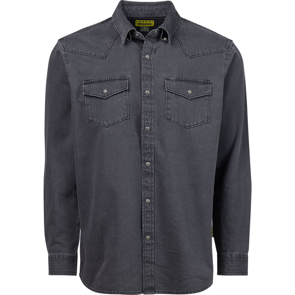 Brazos Men's Ranch Hand Denim Long Shirt Work Shirt | Academy